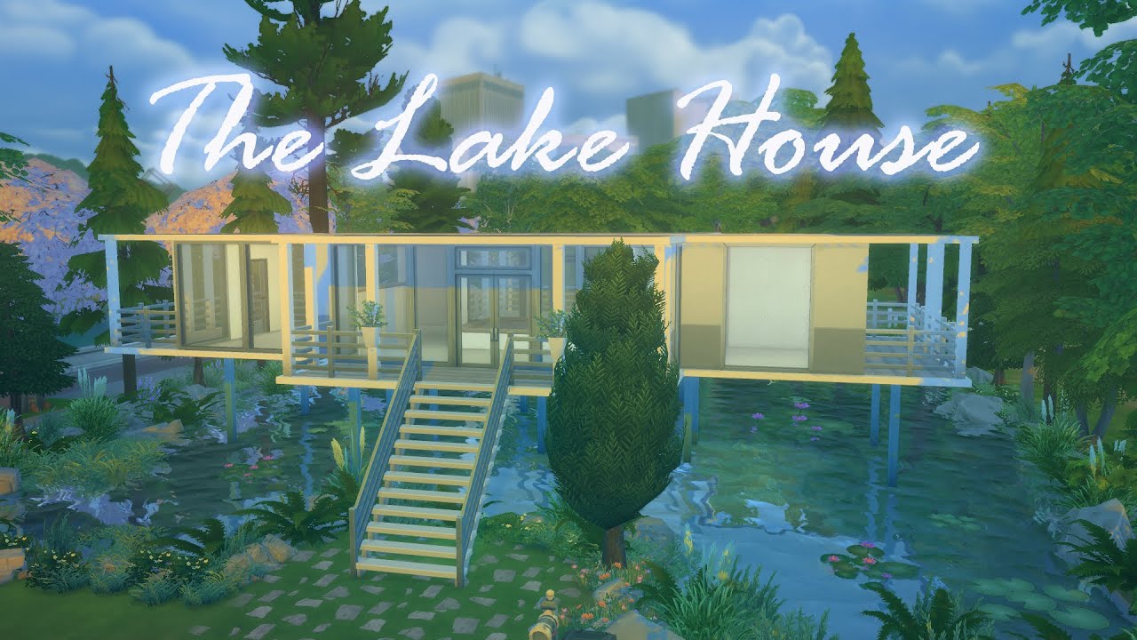 The Sims 4 / Speed Build - The lake House / Collab M. Harisimming - YouTube