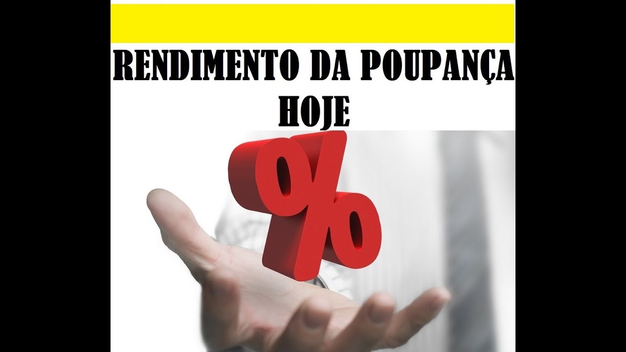 RENDIMENTO DA POUPANÇA HOJE | RENTABILIDADE MENSAL 2019 - YouTube