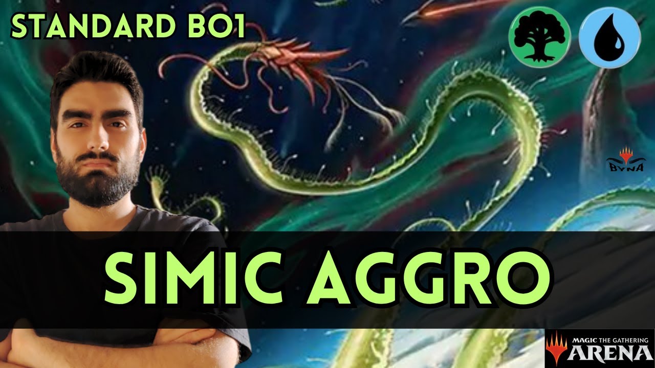 SIMIC AGGRO Standard Bo1 #magicthegathering #mtg #mtgarena - YouTube