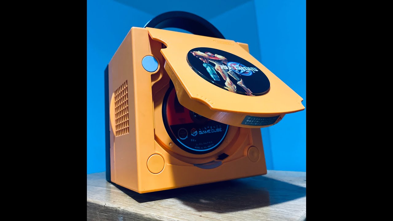 Orange GameCube Take Apart Shell Swap - YouTube