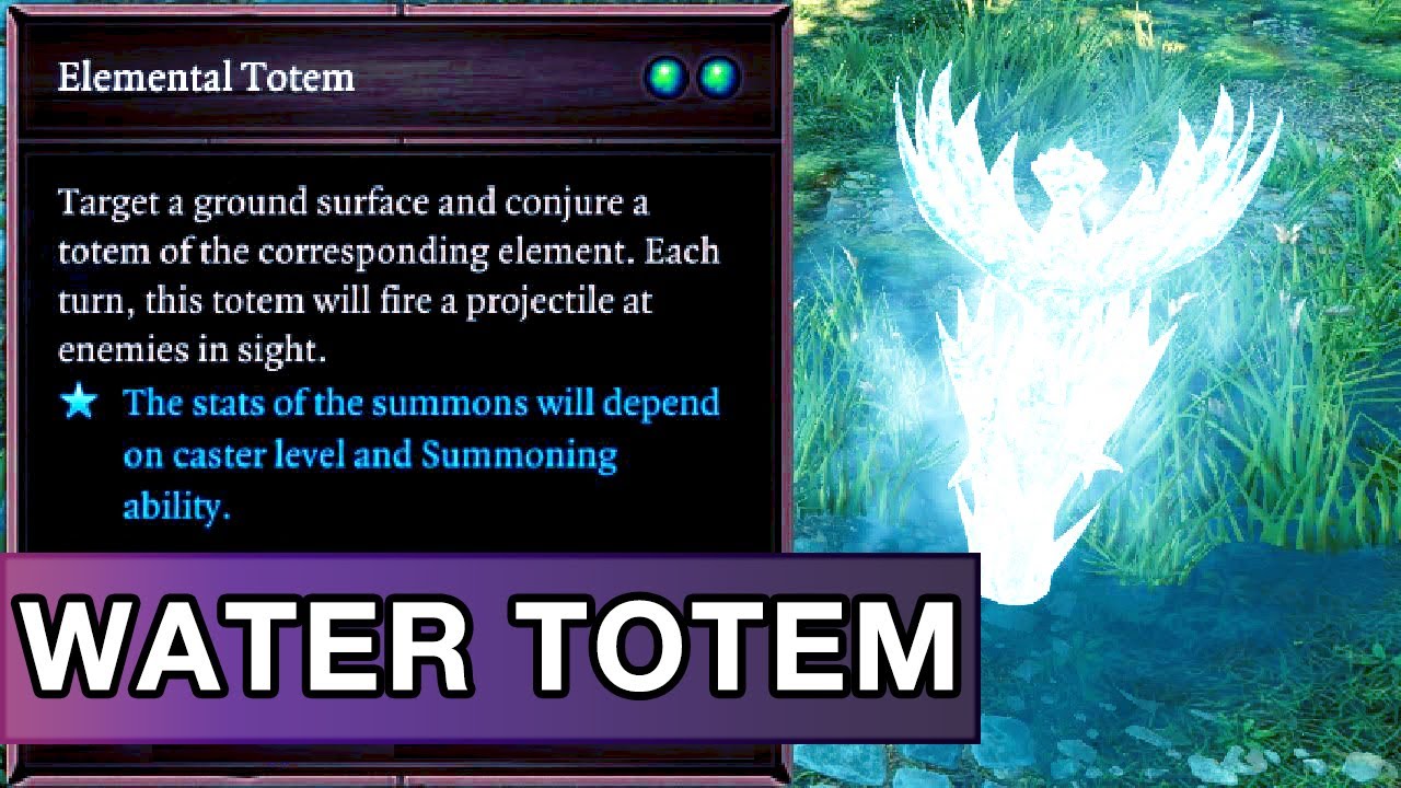 Elemental Totem Water Divinity 2 - YouTube