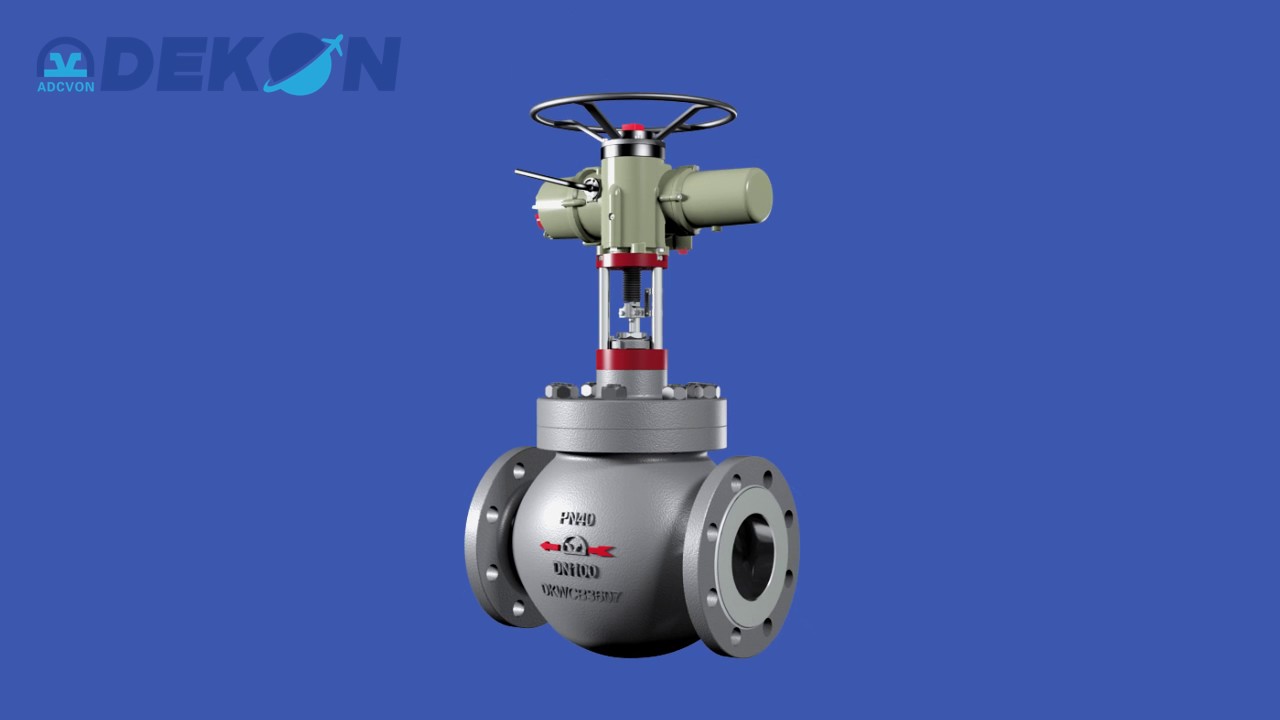 Pneumatic Diaphragm Linear Control Valve - YouTube