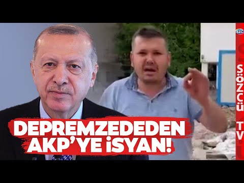 İş Yeri Yıkılan Elbistanlı Depremzede AKP'ye İsyan Etti