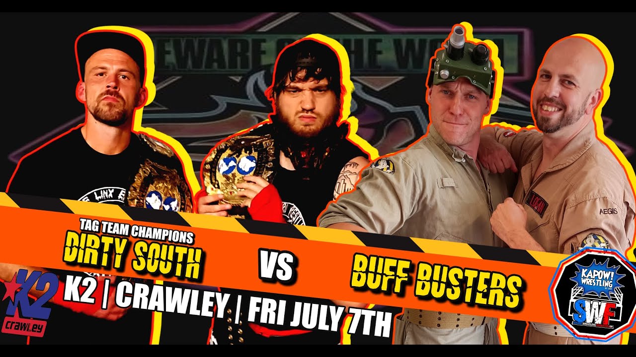 New UNIFIED TAG TEAM CHAMPIONS - Dirty South Vs Buff Busters Crawley ...