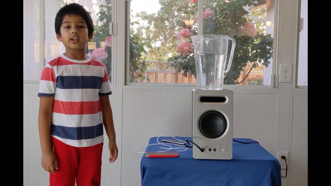Water-sound Frequency - experiment for kids - YouTube