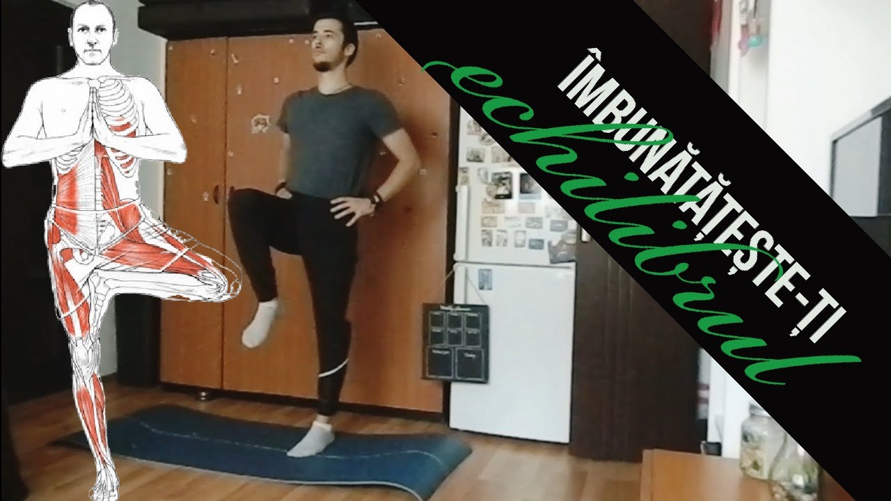 3 exerciții pentru a vă îmbunătăți echilibrul - YouTube
