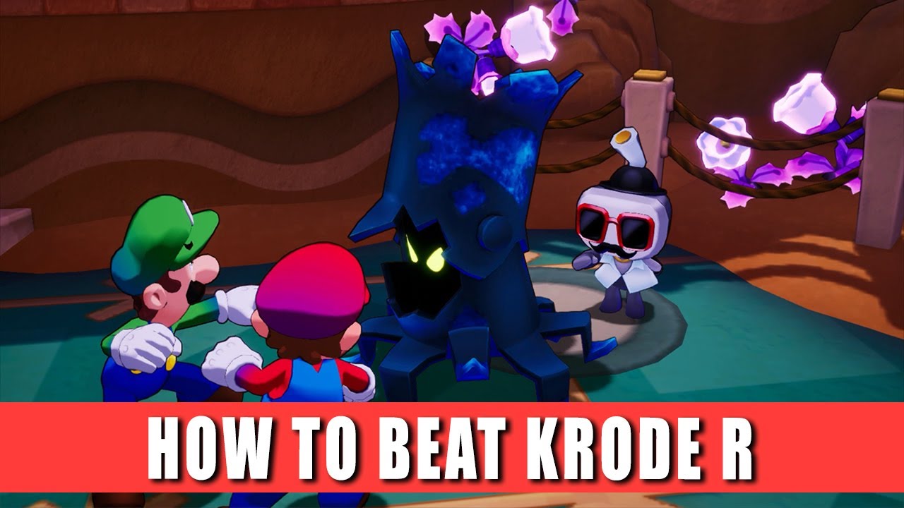 How to beat Kroder Mario & Luigi Brothership Krode R Monster Mania ...