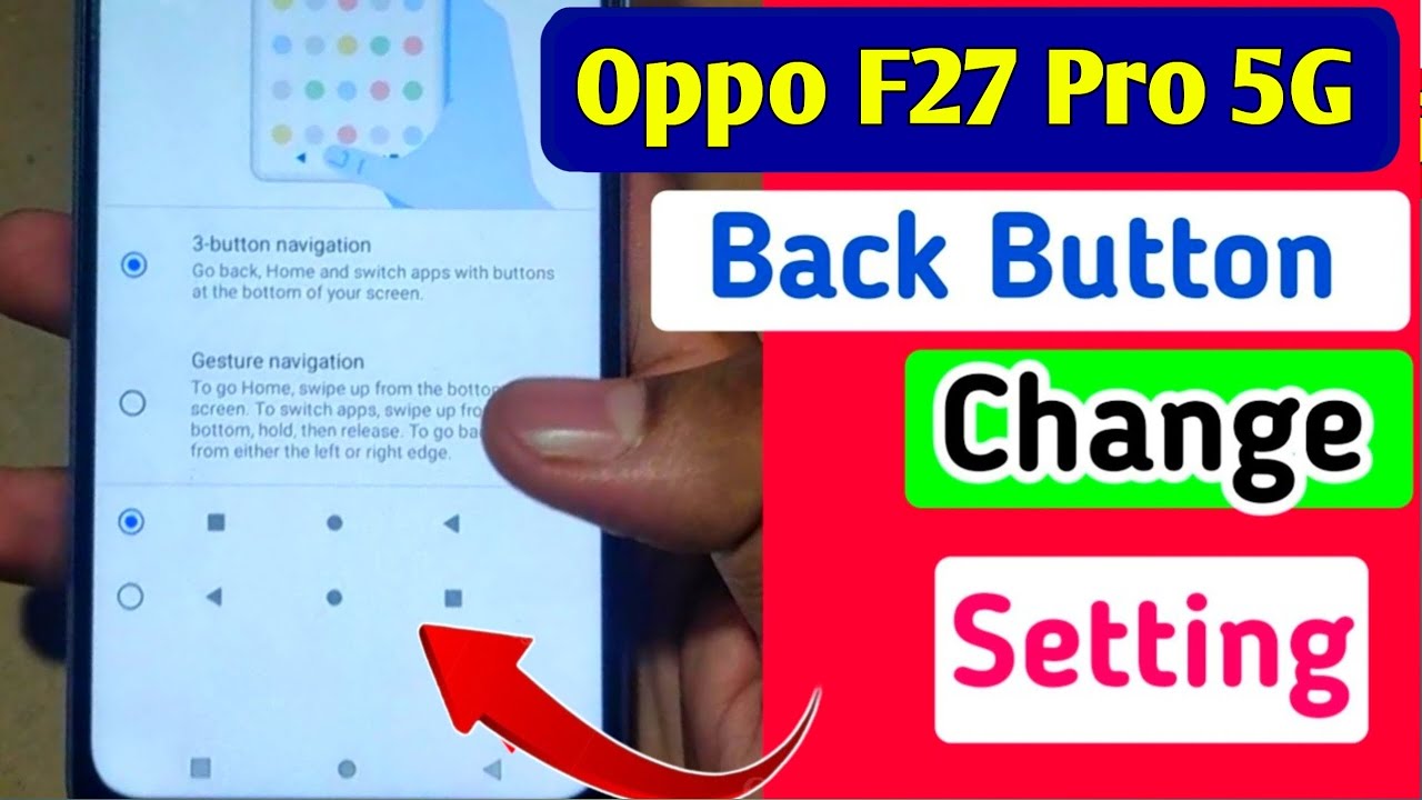 Oppo f27 Pro 5g back button setting | oppo f27 Pro 5g me back button ...