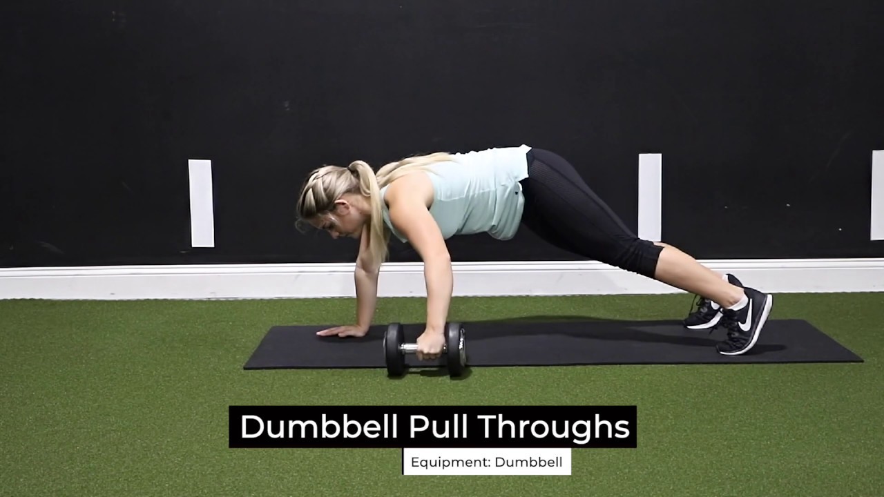 Dumbbell Pull Throughs Tutorial - YouTube
