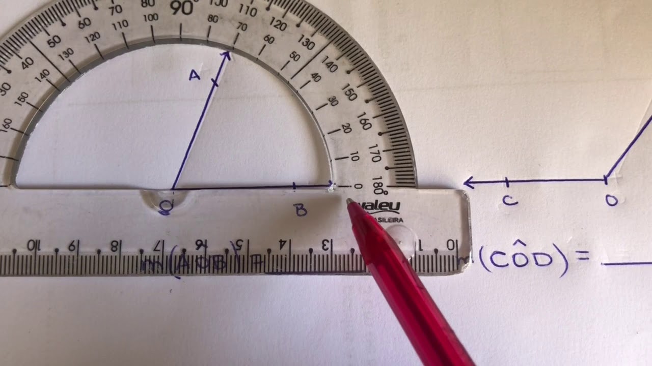 Como Usar Um Transferidor De Grau - FDPLEARN