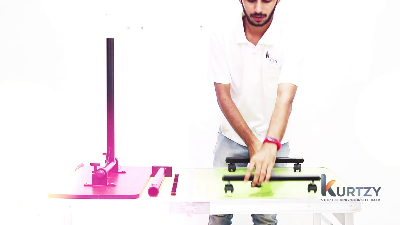 Kurtzy Laptop Table - YouTube
