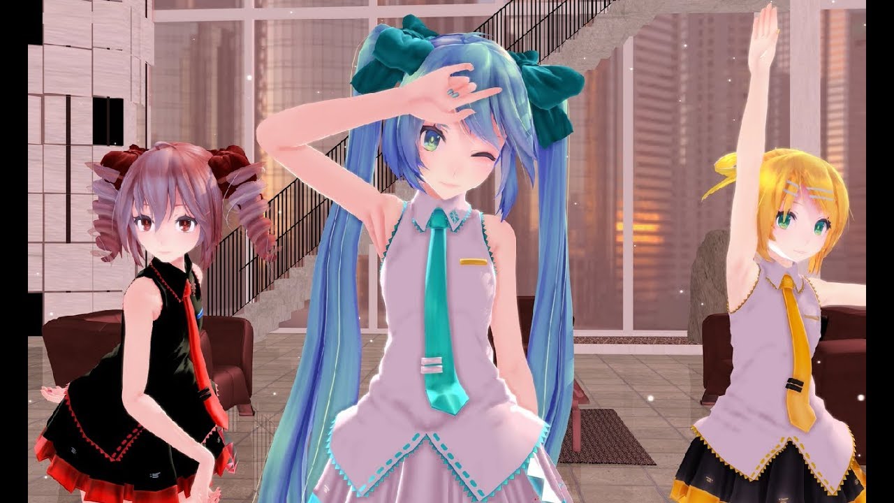 [MMD] Liar Dance (Miku, Teto, Rin) - YouTube