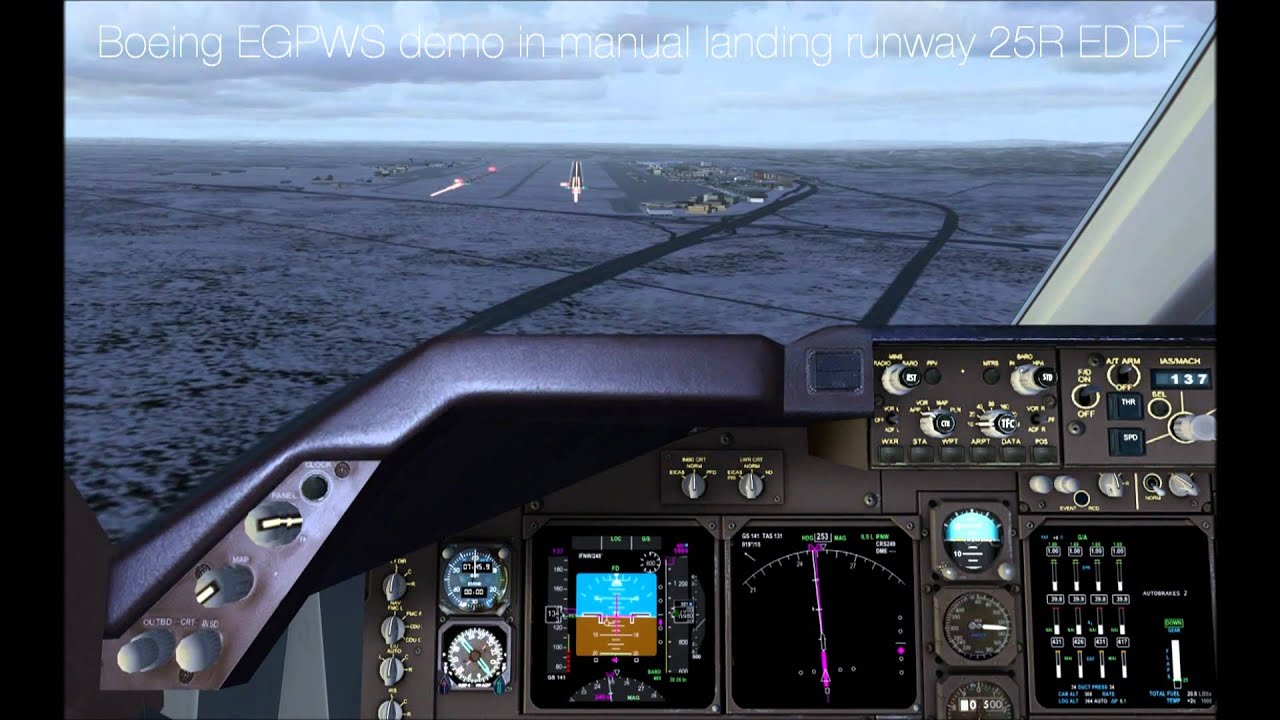 Boeing EGPWS Demo - YouTube