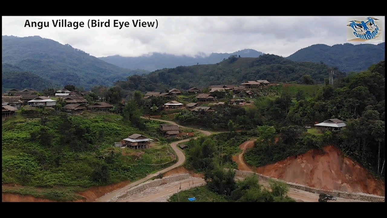 Angu village bird eye view - YouTube