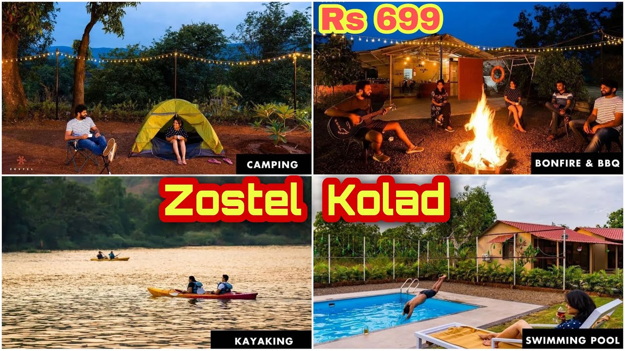 Only Rs 699 🙂 Best place to visit near Mumbai ||Zostel Kolad|| for ...