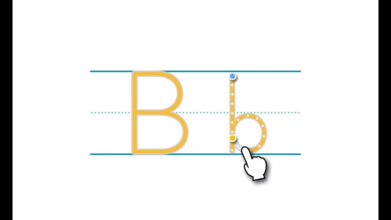 Alphabet Tracing: Bb - YouTube
