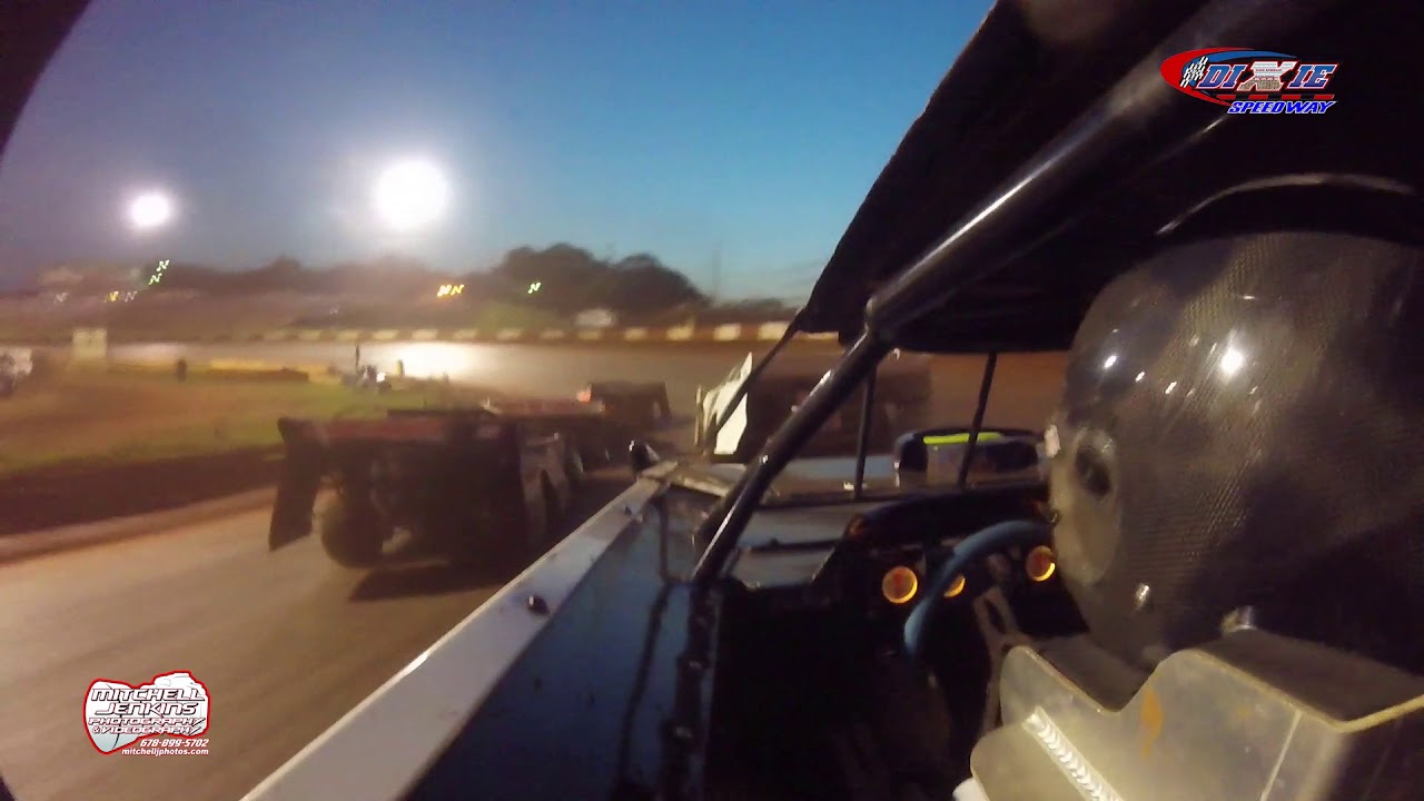 Don Jenkins In Car Crate Late Model Dixie Speedway 5/18/19! - YouTube