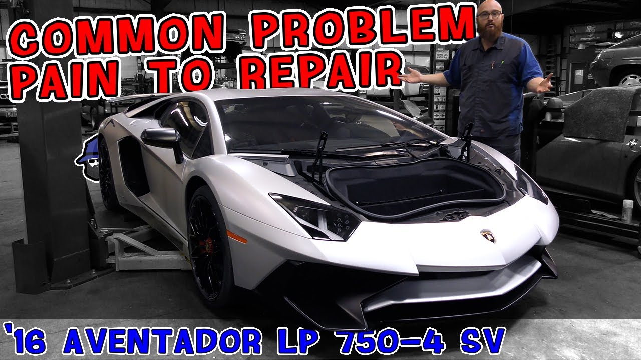 Why's it such a pain to fix this '16 Lamborghini Aventador LP 750-4 SV ...