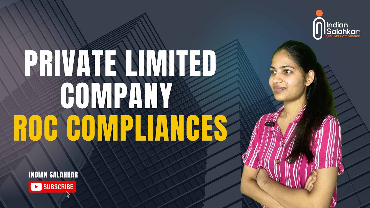 ROC Compliance for Private Limited Company | ROC Filing for Pvt Ltd ...