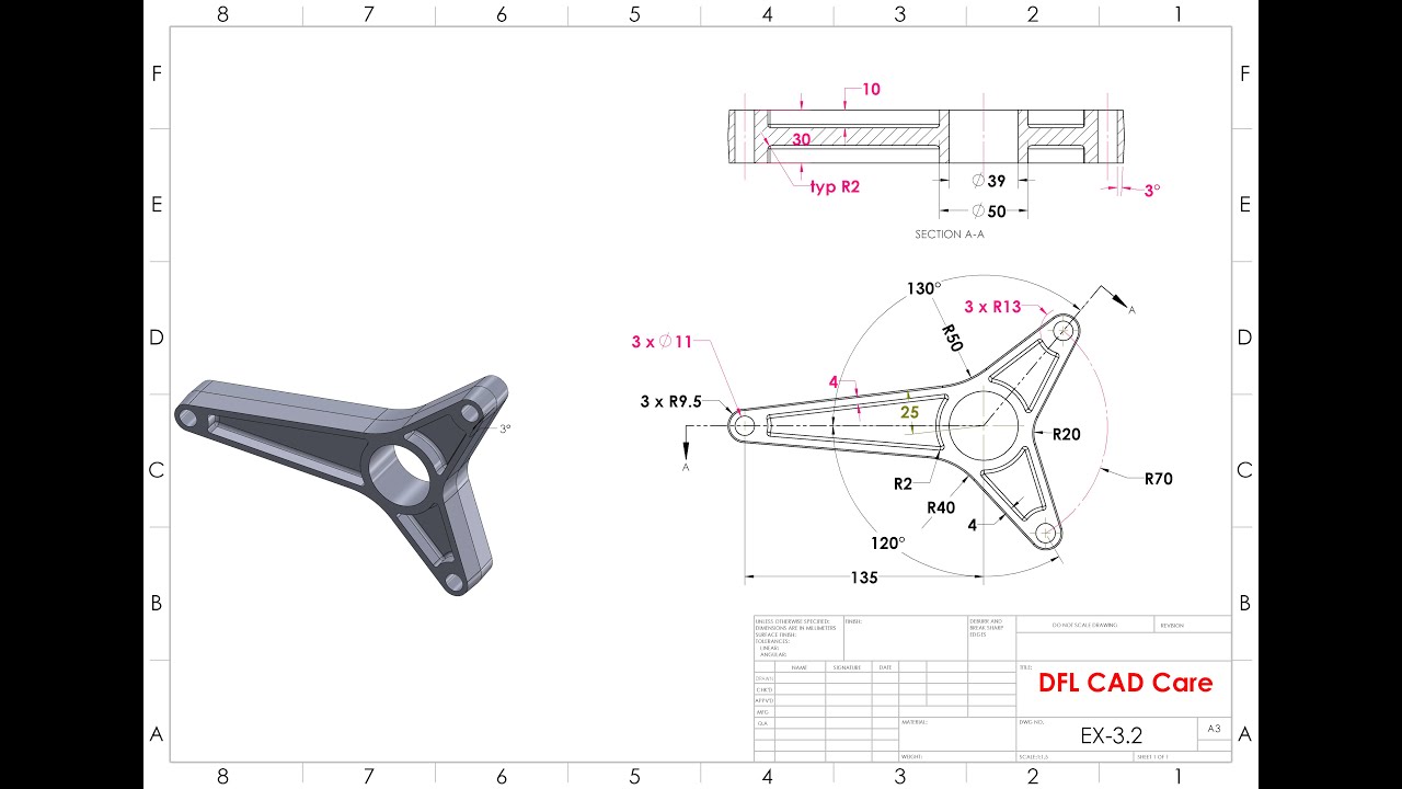 SolidWorks{Feature}Draft angle - YouTube