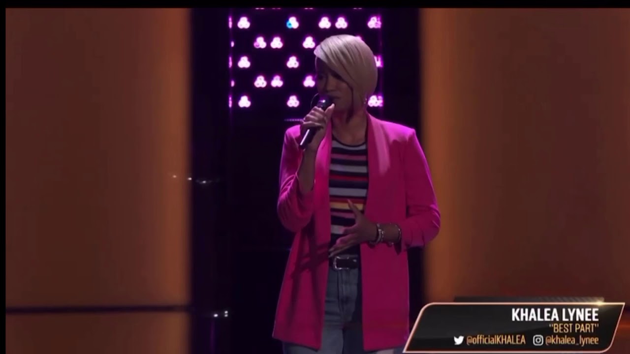 Khalea_Lynee sings “Best Part” - The Voice / Blind Auditions - YouTube
