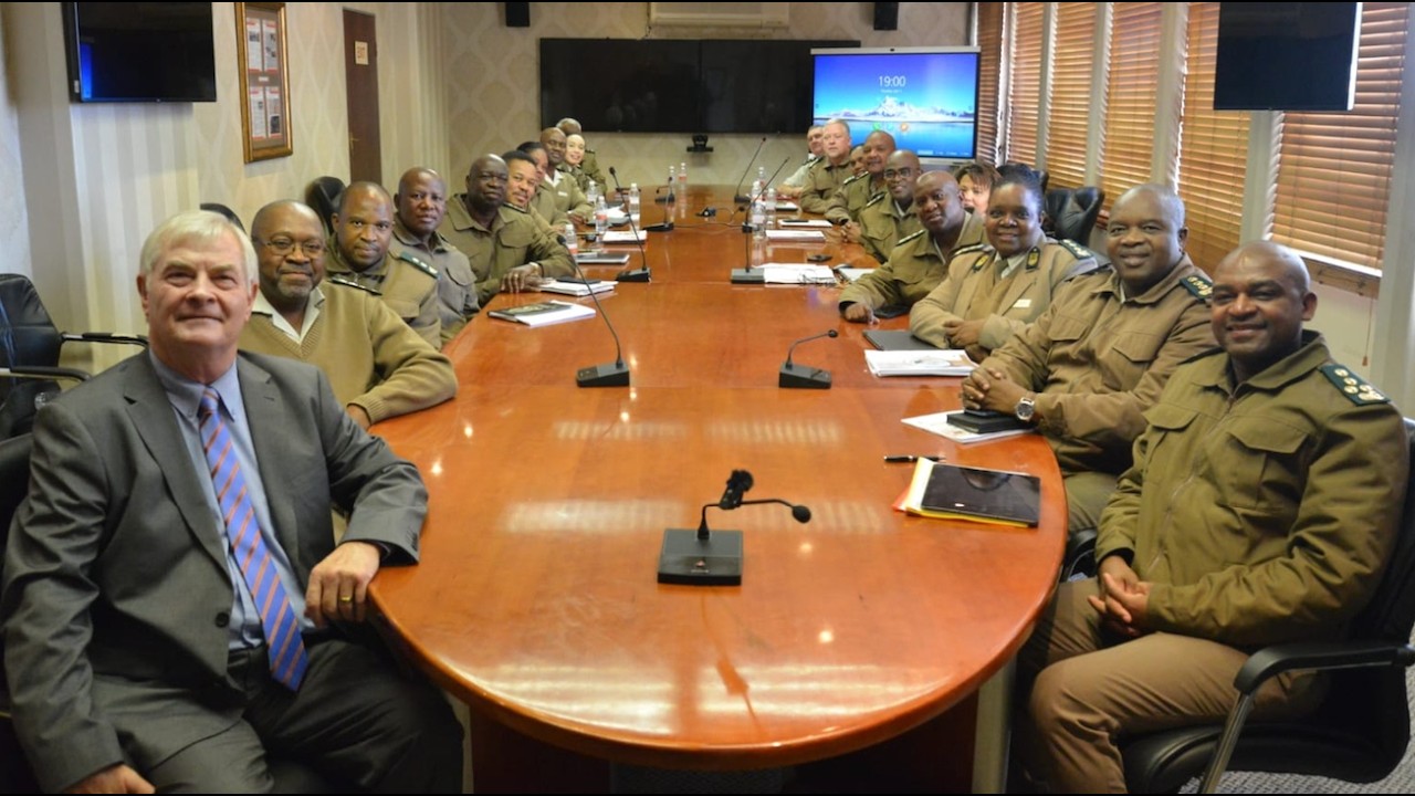 Correctional Services welcomes Minister Groenewald - YouTube