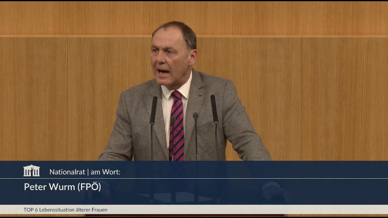 Peter Wurm - Fokus: Stärkung von älteren Frauen - 1.3.2023 - YouTube