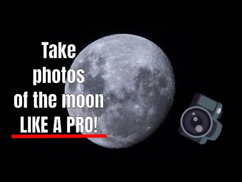 Easy settings to photograph the full moon with any camera like a DSLR ...