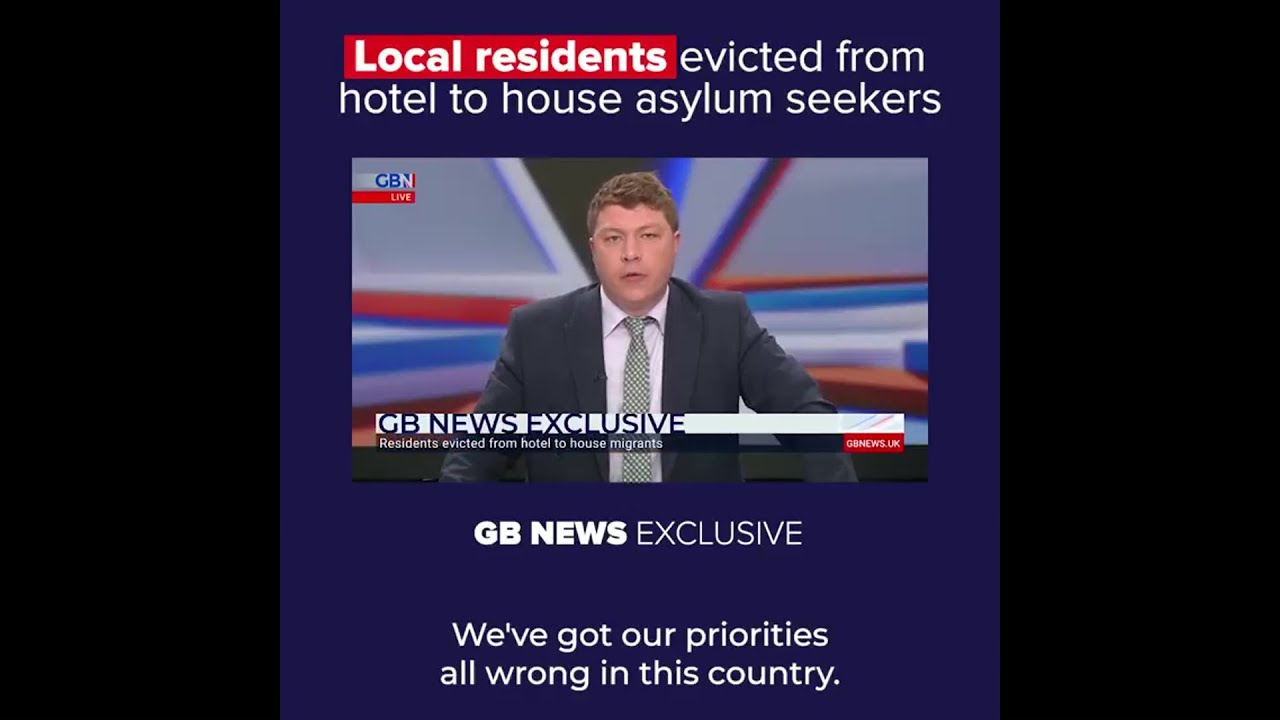 Local residents evicted from hotel to house asylum seekers - YouTube