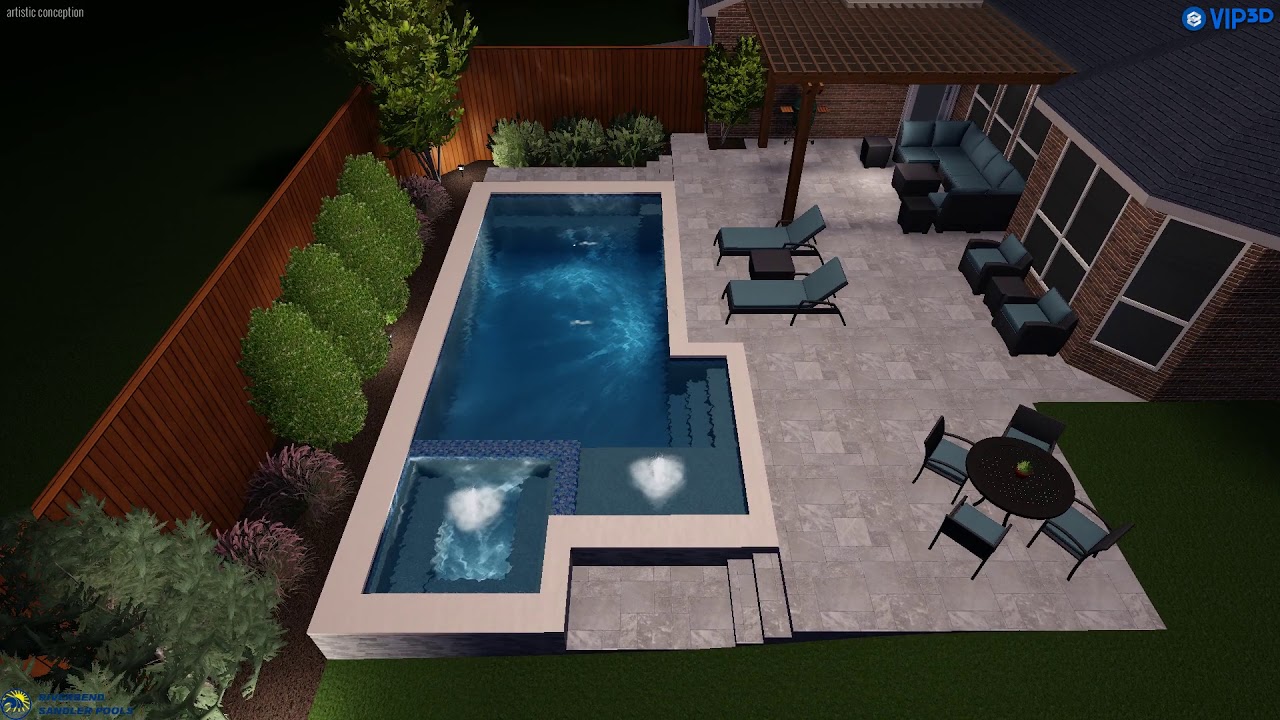 Riverbend Sandler Pools - YouTube