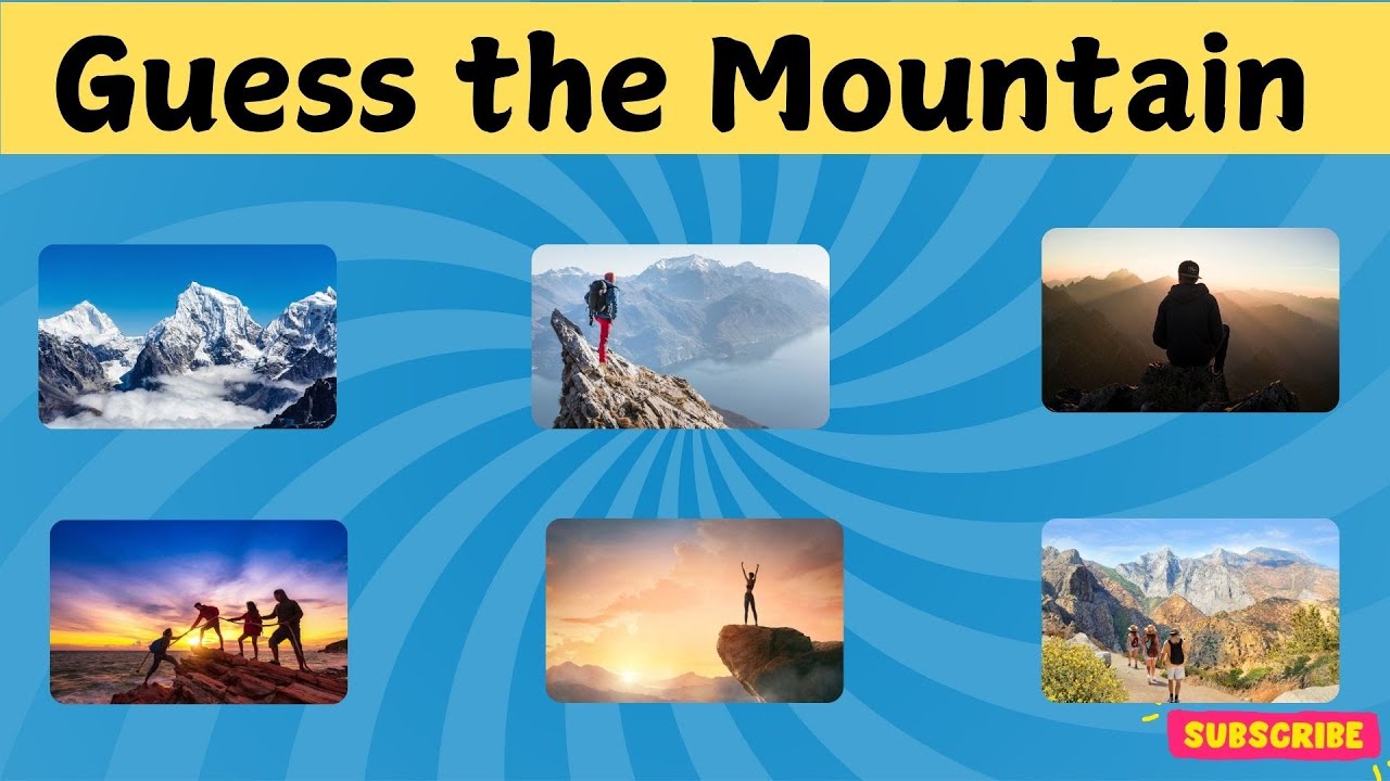 Guess the Mountain | Test Your Global Knowledge! 🏔️🌍 | Mountain Quiz ...