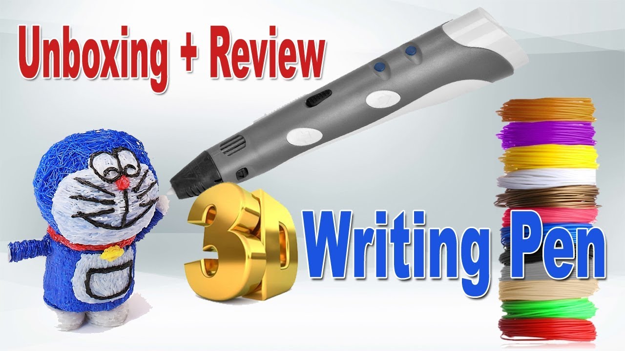 3d Writing Pen - Unboxing and Review (Hindi) - YouTube