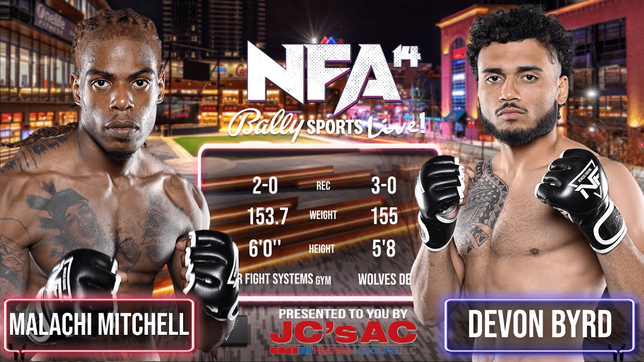Nemesis 14 amateur MMA bout Devon Byrd vs Malachi Mitchell - YouTube