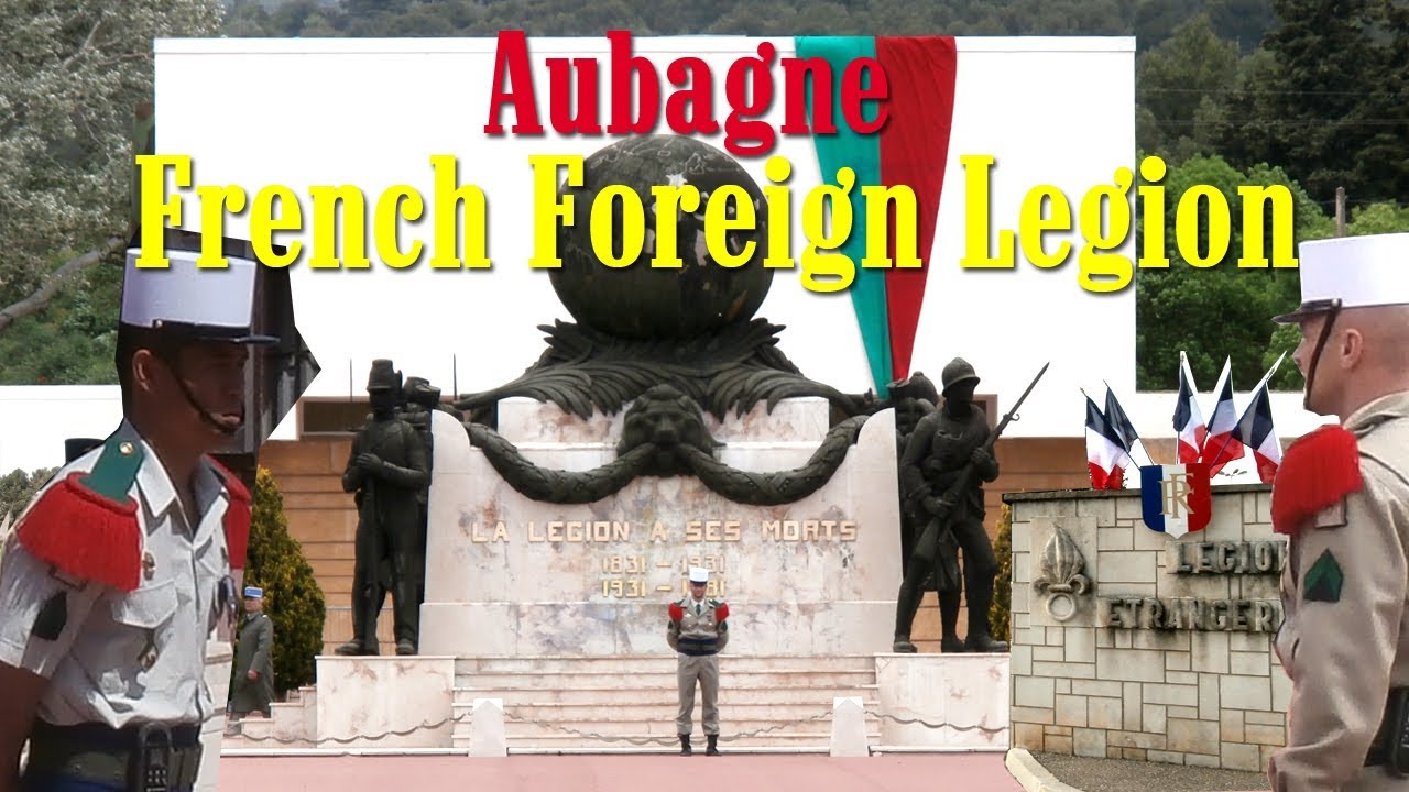 French Foreign Legion HQ and selection center. Aubagne, Southern France ...