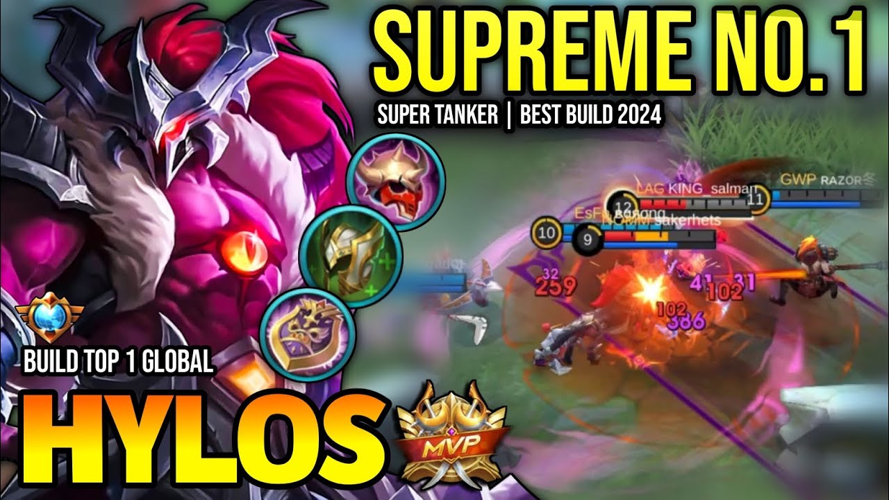 HYLOS BEST BUILD 2024 | BUILD TOP GLOBAL HYLOS GAMEPLAY | MOBILE ...