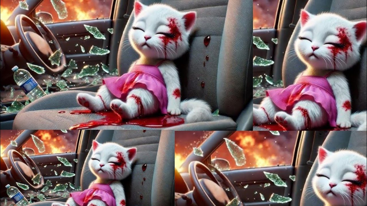 Cat car crash#cat #sad #emotional#Tails&Tales#viralvideo - YouTube