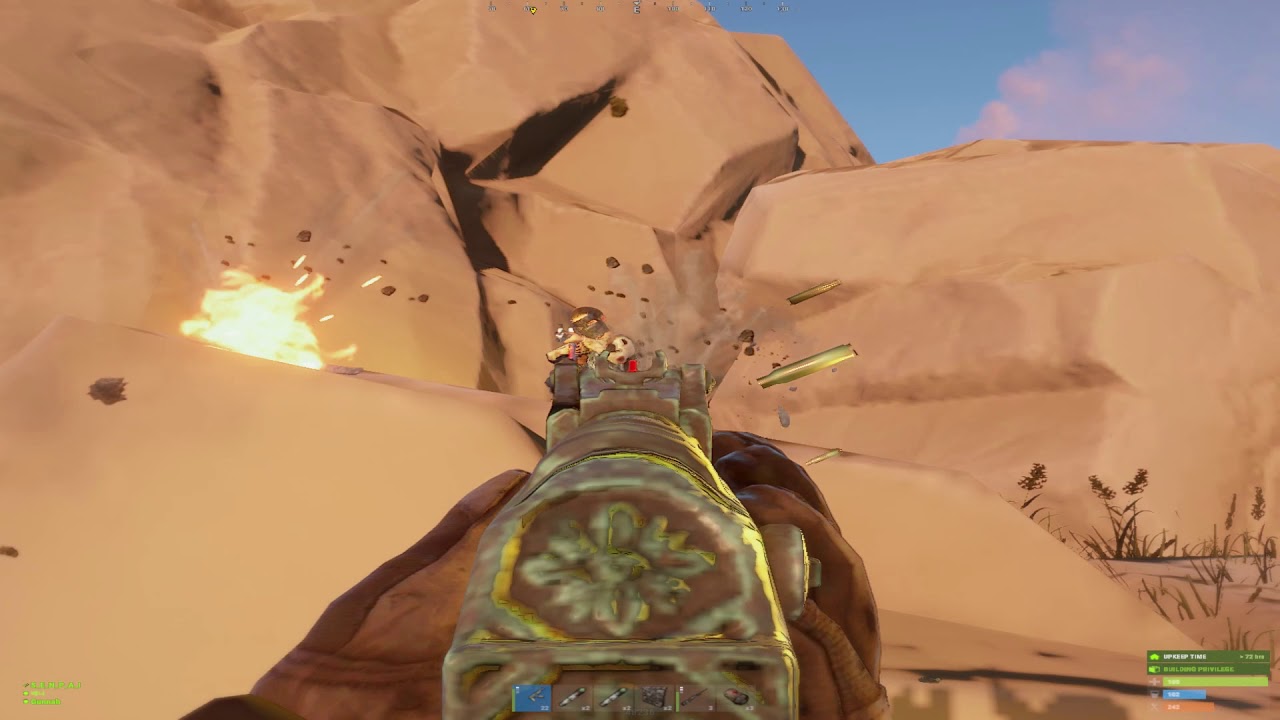 | RUST | Epic CHAD destroys door campers with AK | AU Main | Vanilla ...