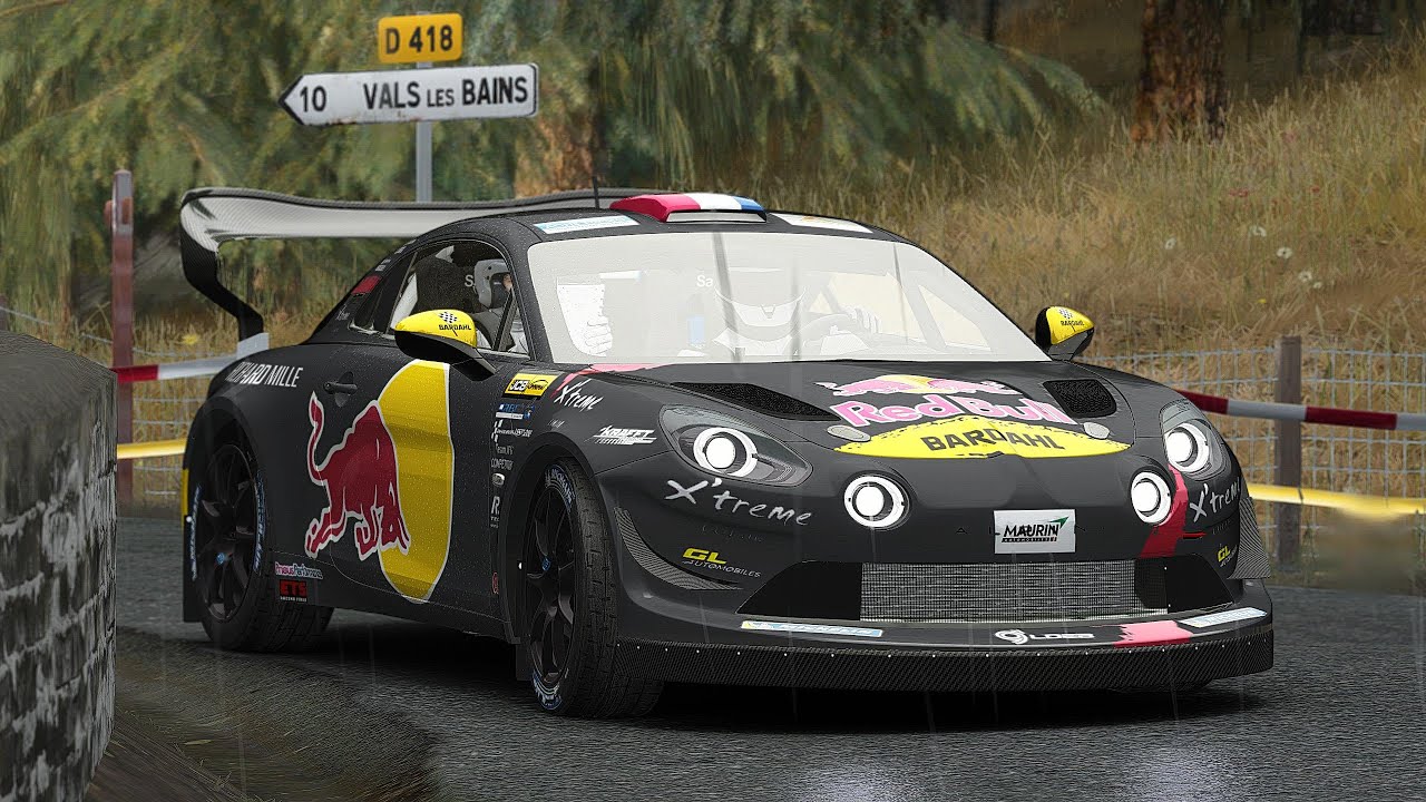 Sébastien Loeb Alpine A110 GT+ on Assetto Corsa Rally / SS MOULINON ...