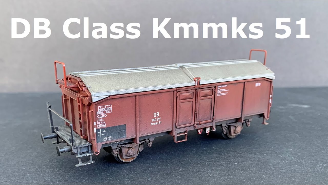 DB Class Kmmks 51 from Roco - Unboxing and Weathering - YouTube