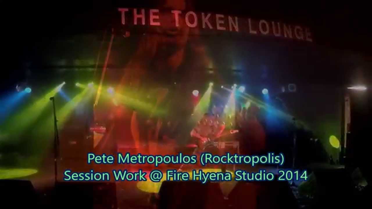 Pete Metropoulos (Rocktropolis) Session Work At Fire Hyena 2014 - YouTube