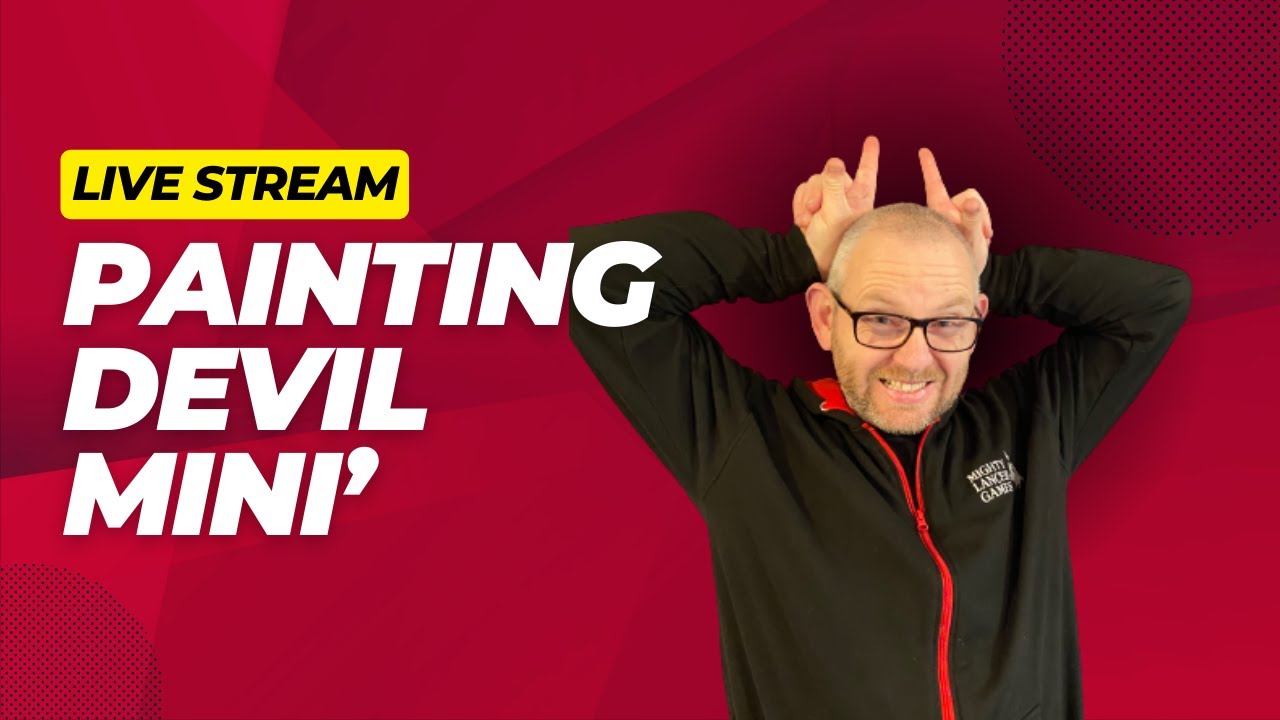 Painting A Devil Miniature | Live Hobby Stream - YouTube