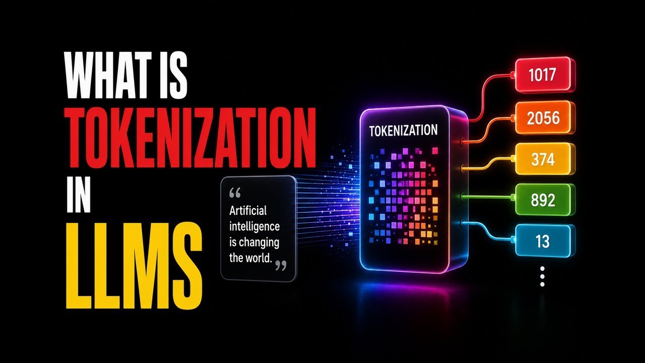 What is tokenization in LLMs - YouTube
