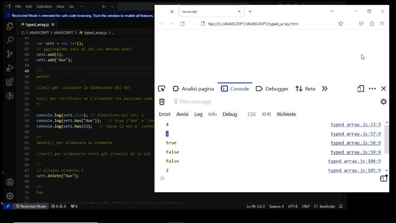 Javascript Typed Array Youtube