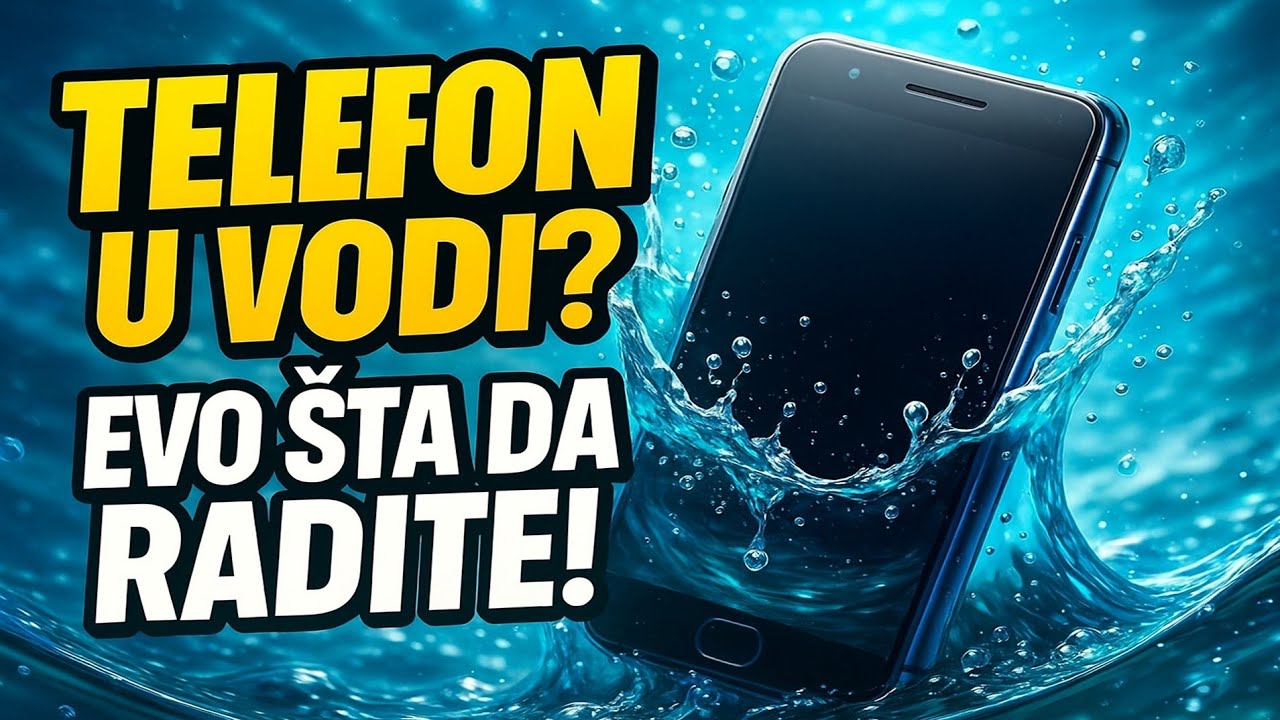 Šta kada TELEFON padne u VODU | Techcode - YouTube