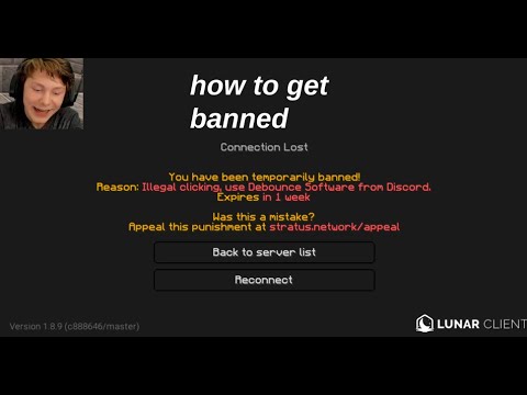 How to get banned on bucky barr's server - YouTube