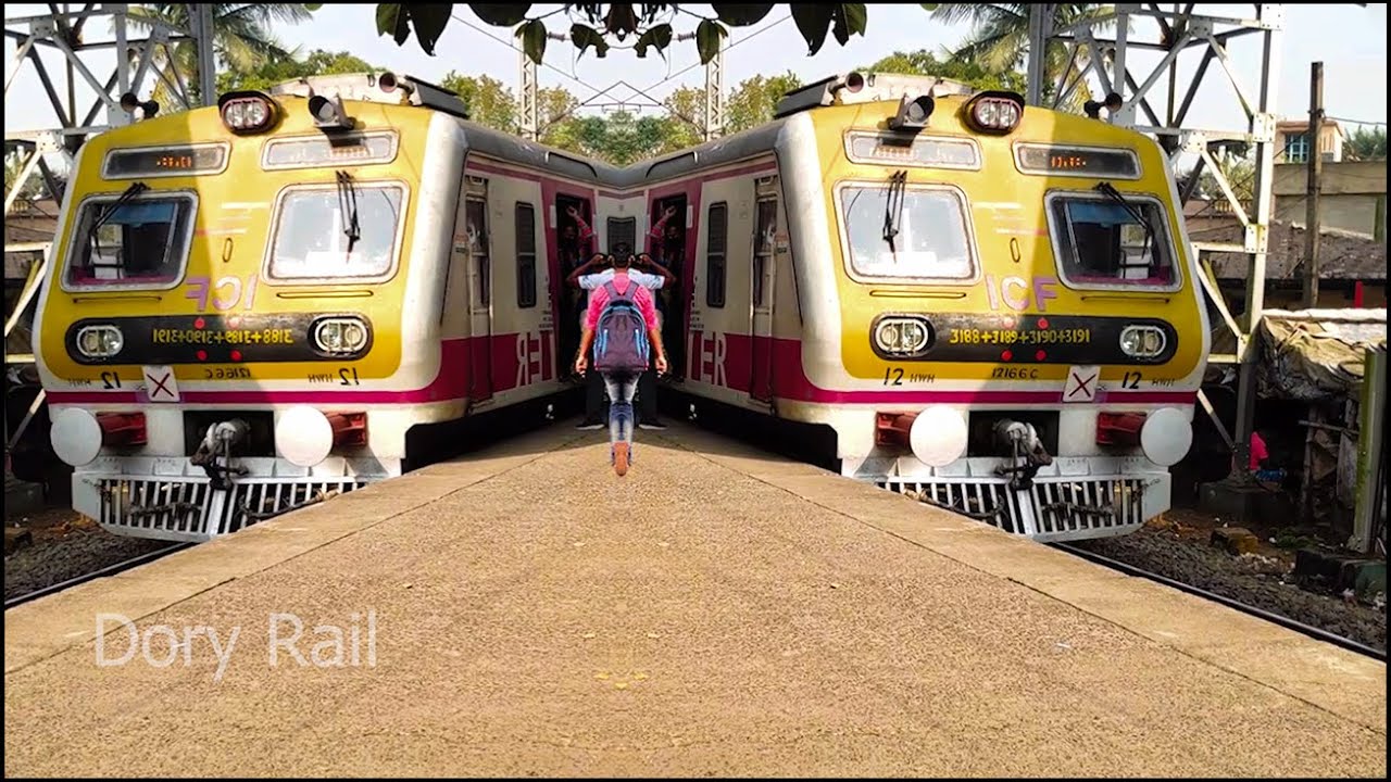 Illusive and magical EMU local train action - YouTube