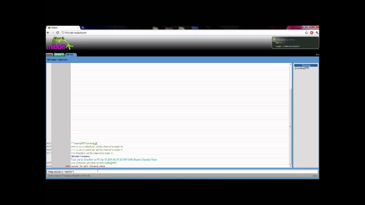 How To Register An IRC Account - YouTube