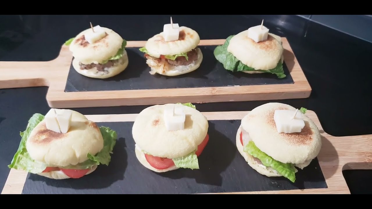 Mini hamburger maison - YouTube