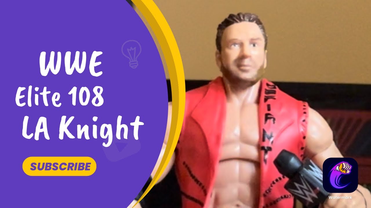 WWE LA Knight Elite 108 Unboxing - YouTube