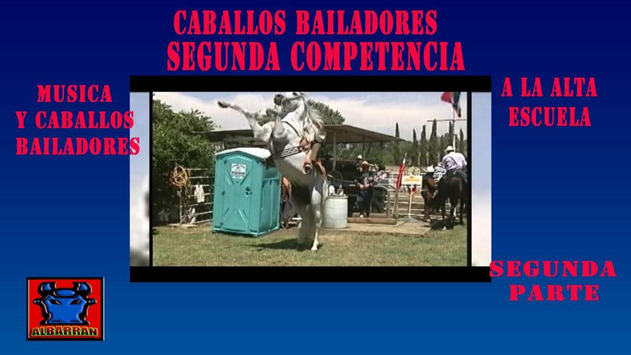 CABALLOS BAILADORES,SEGUNDA COMPETENCIA DE CABALLOS CON MUSICA DE BANDA ...